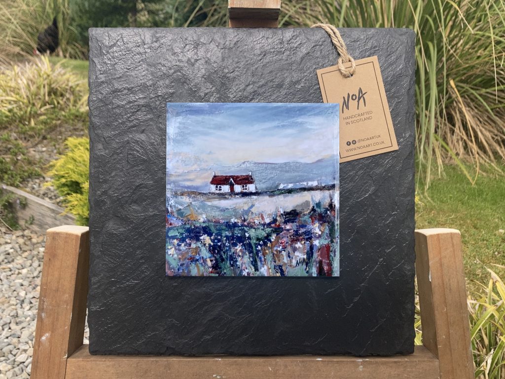 'Whinny Brae' | Scottish Landscape Wall Art Slate - Noa Art